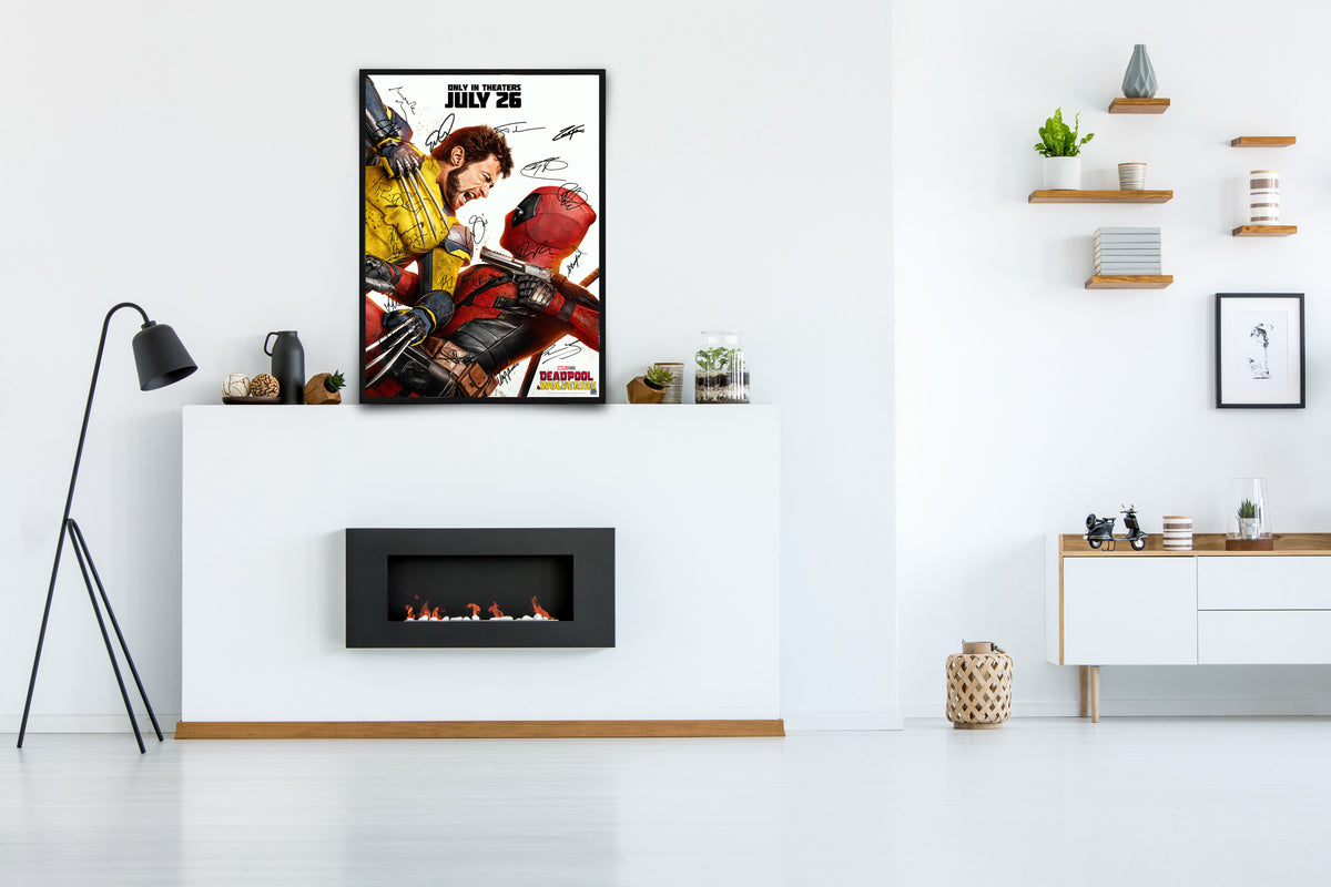 Deadpool & Wolverine Signed Poster with COA