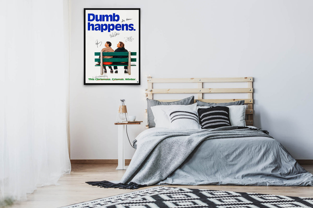 Dumb and Dumber Signed Poster with COA