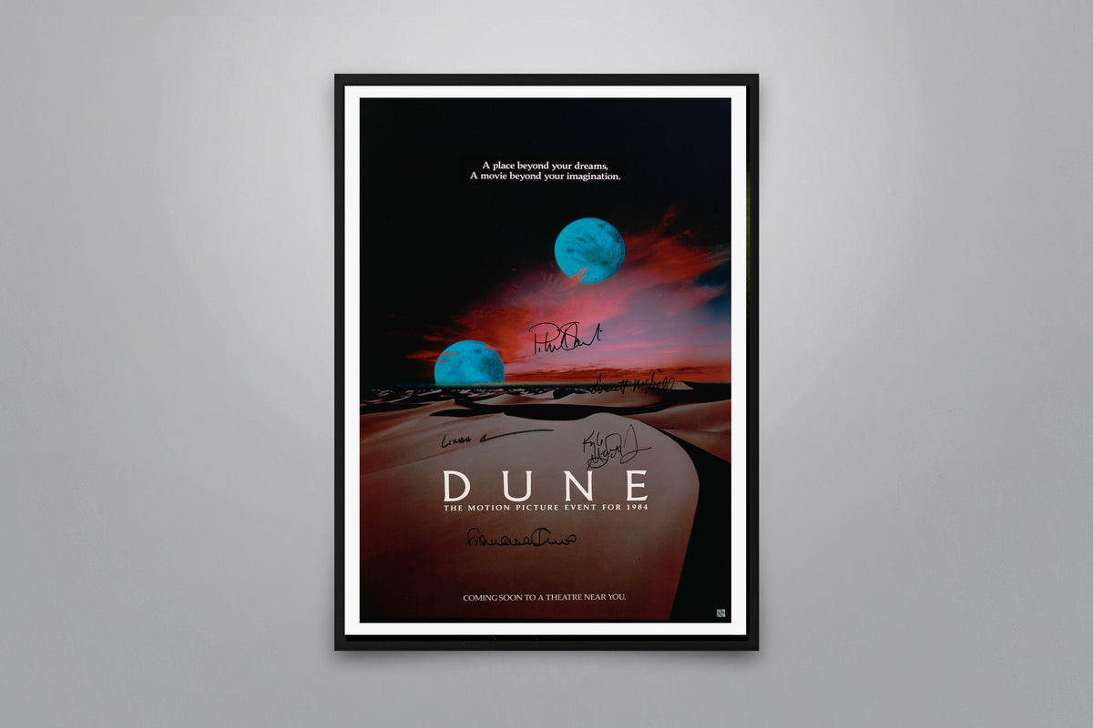 Dune Signed Poster with COA