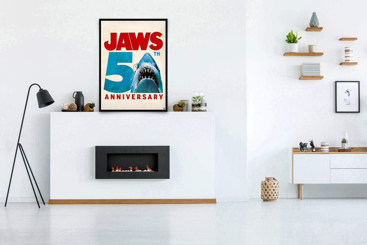 Jaws 50th Anniversary Signed Poster with COA