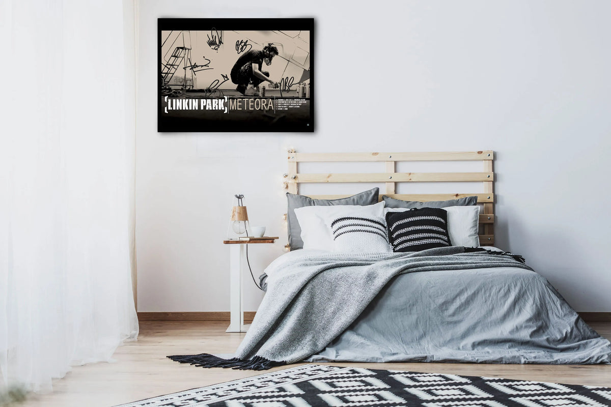 Linkin Park Meteora Signed Poster with COA