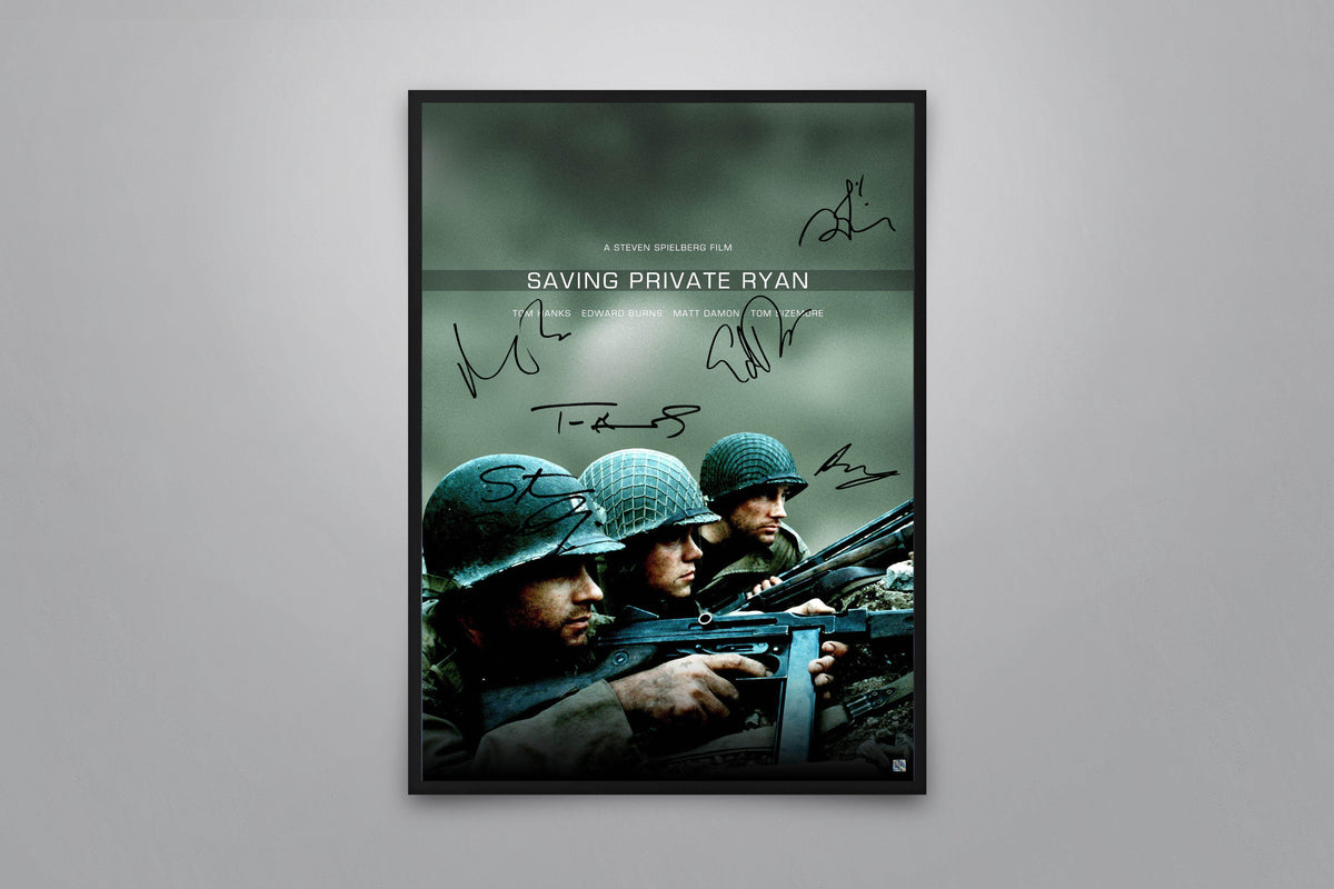 Saving Private Ryan Signed Poster with COA