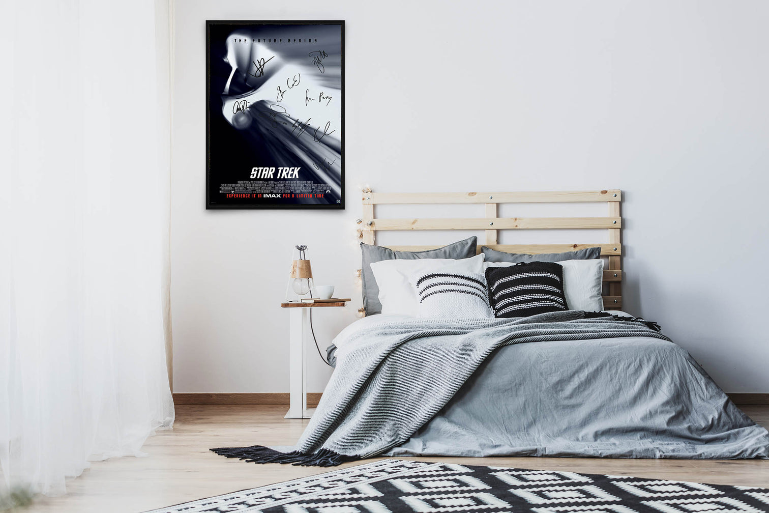 Star Trek Signed Poster with COA