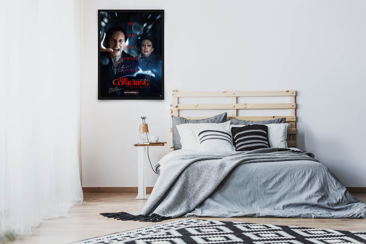 The Conjuring: Last Rites Signed Poster with COA