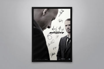 Fast and Furious Signed Poster — Guaranteed Authentic!