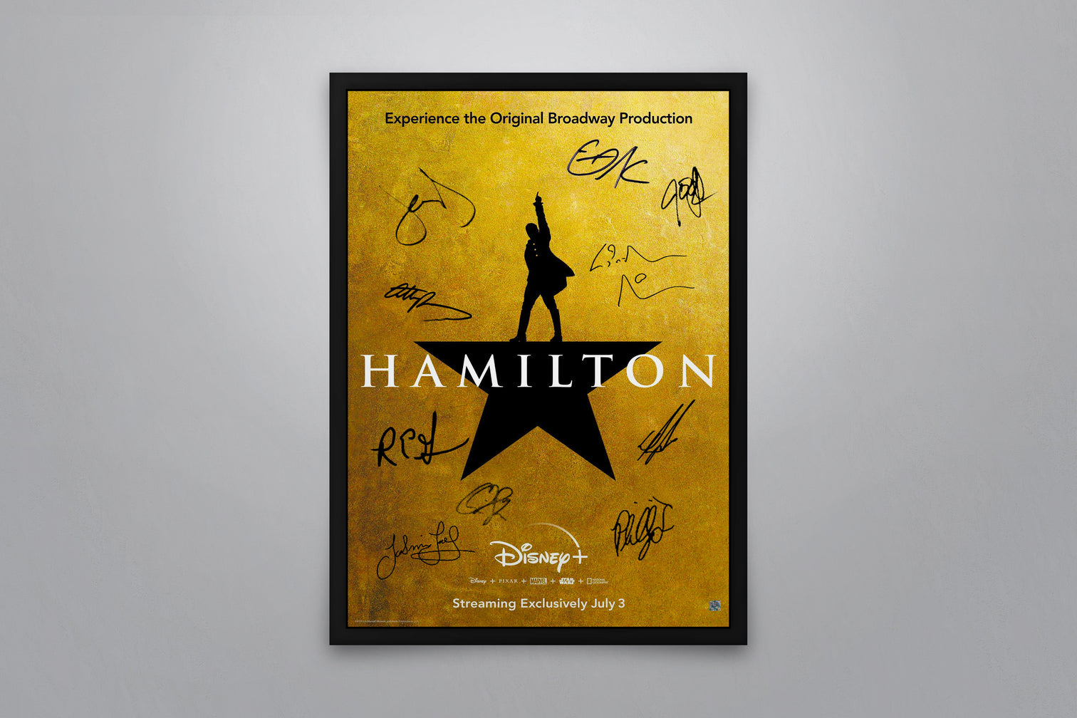 Hamilton Signed Poster with COA