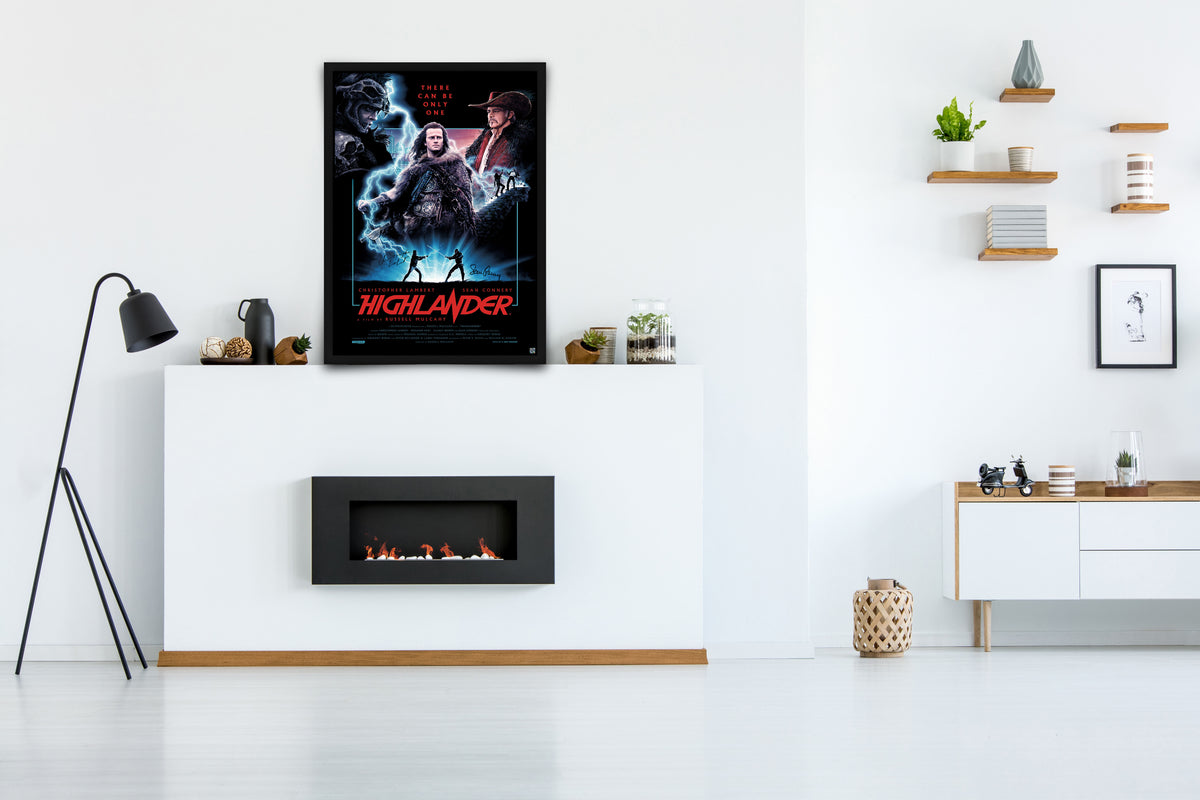 Highlander Signed Poster with COA