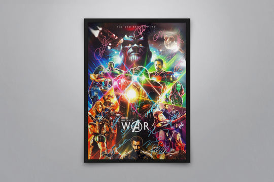 Autographed Marvel Poster — Assemble Your Dream Collection!