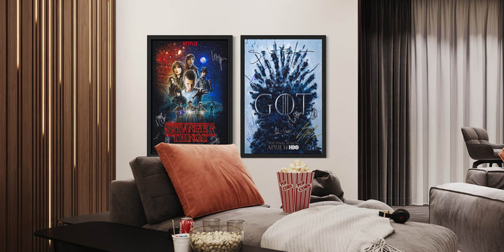 Authentic Signed TV, Music and Movie Posters