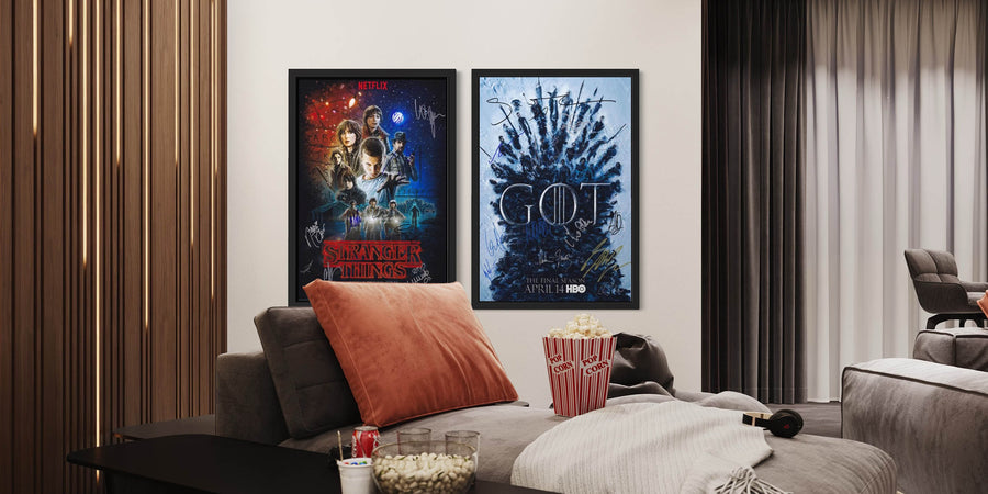 Authentic Signed TV, Music and Movie Posters