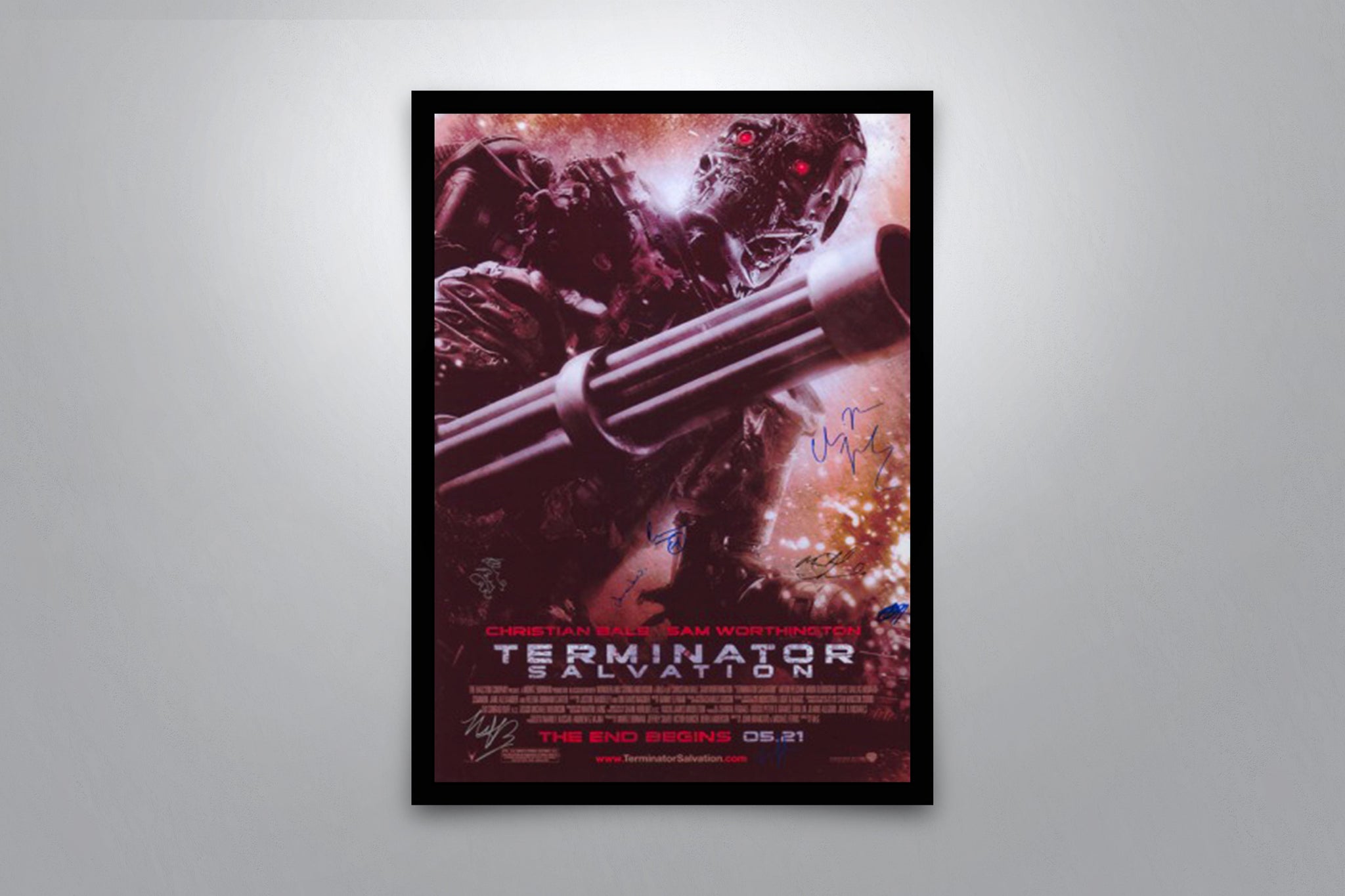 Terminator Autographed Poster Collection
