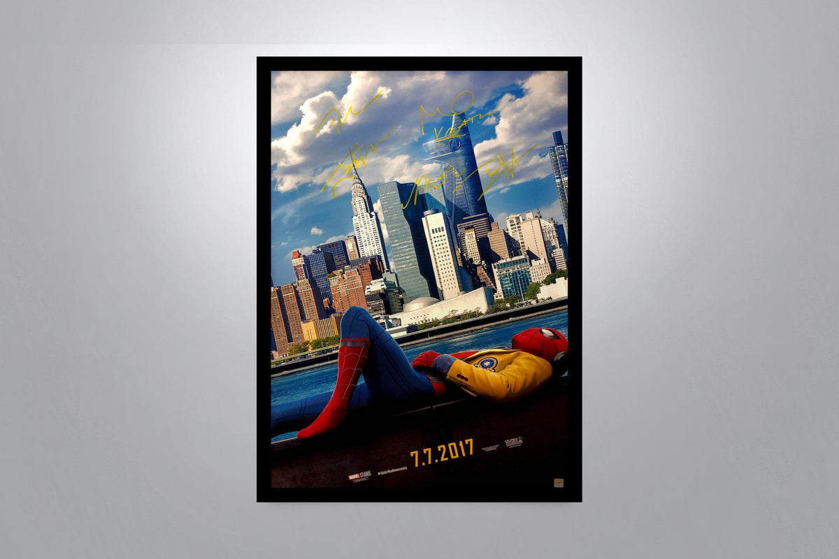 SPIDER-MAN HOMECOMING - Signed Poster + COA – Poster Memorabilia