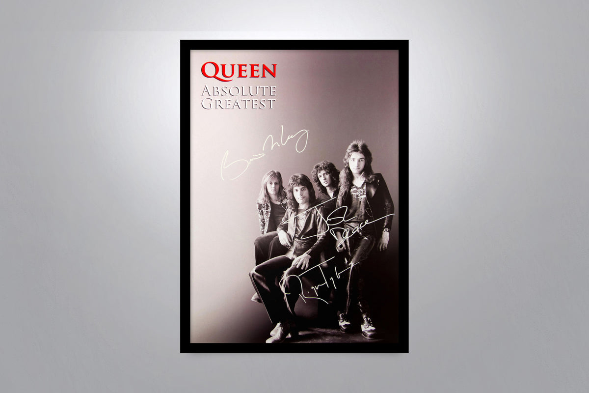 Queen: Absolute Greatest - Signed Poster + COA – Poster Memorabilia
