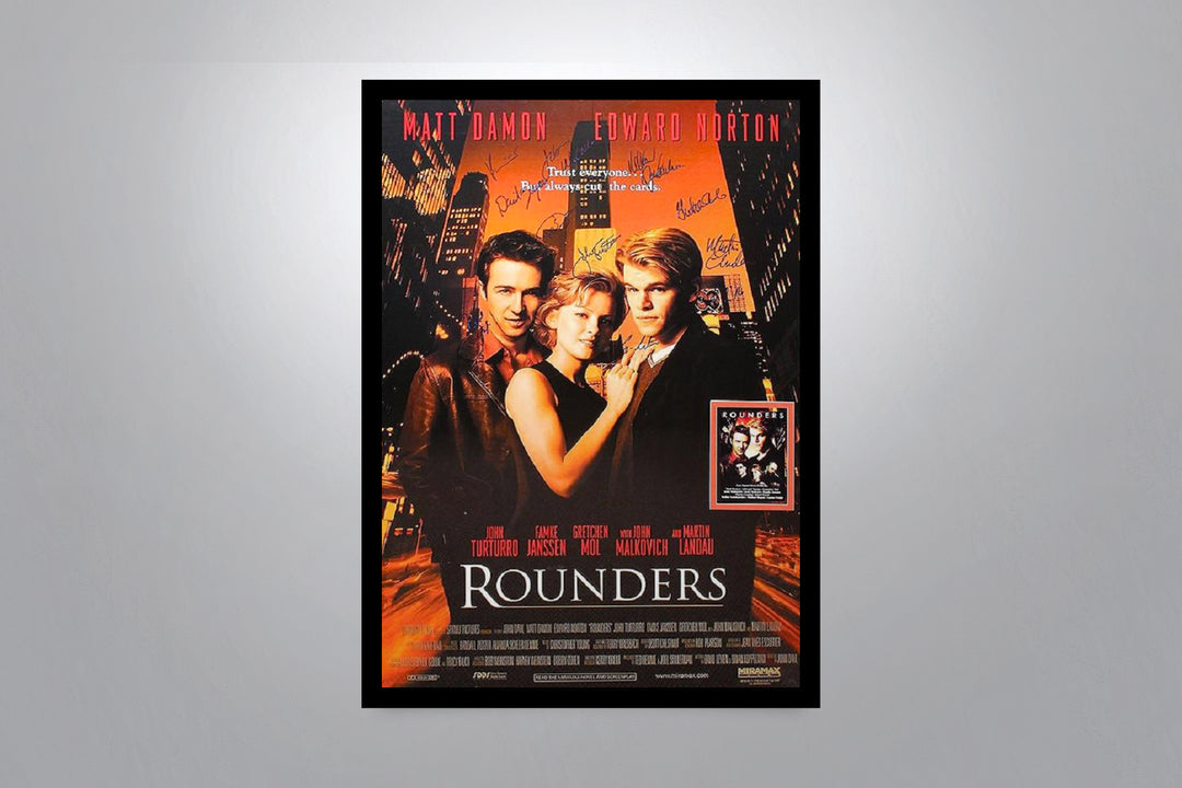 ROUNDERS - Signed Poster + COA