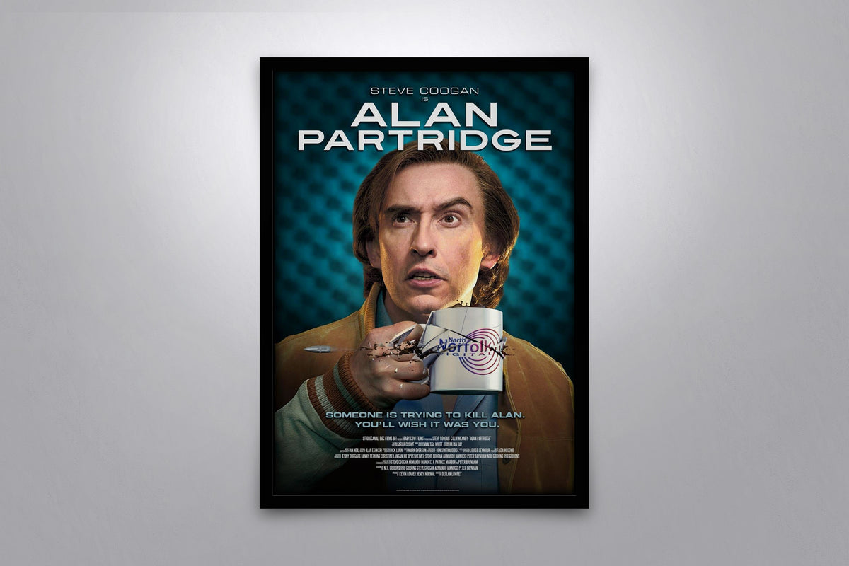 Alan Partridge: Alpha Papa - Signed Poster + COA – Poster Memorabilia