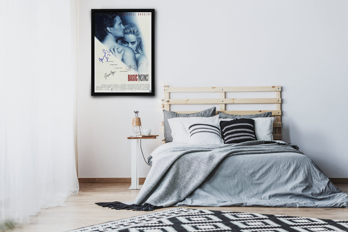 Basic Instinct Signed Poster with COA