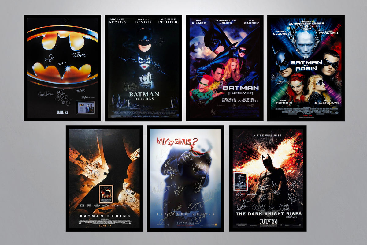 Batman Autographed Poster Collection