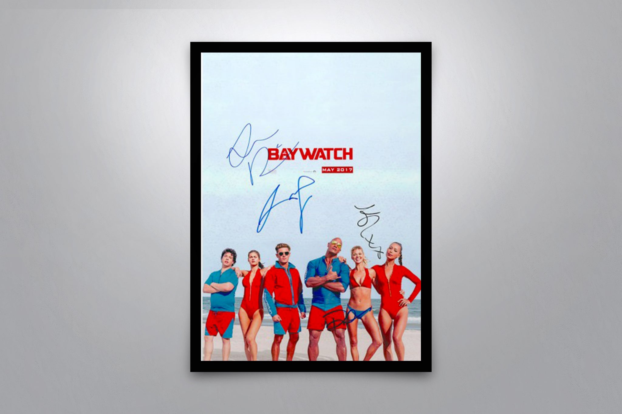 Baywatch - Signed Poster + COA