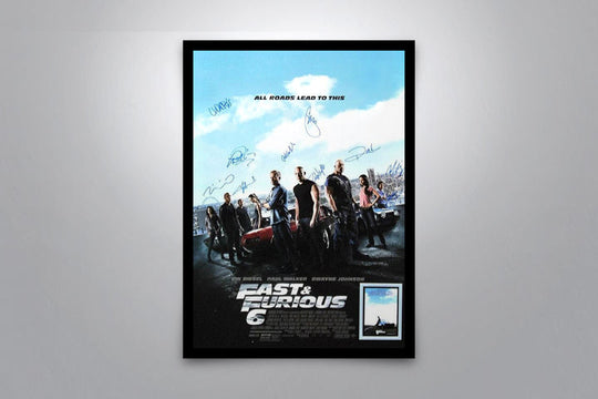Fast and Furious Signed Poster — Guaranteed Authentic!