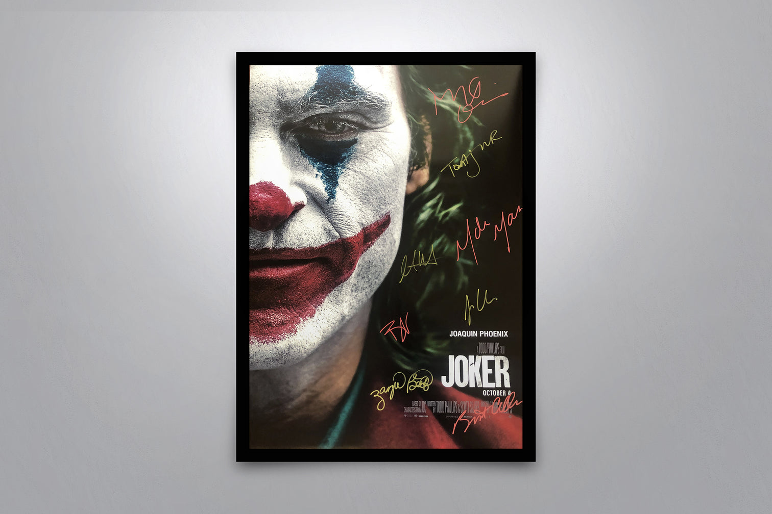 Authentic Signed Batman poster — Own It Now!