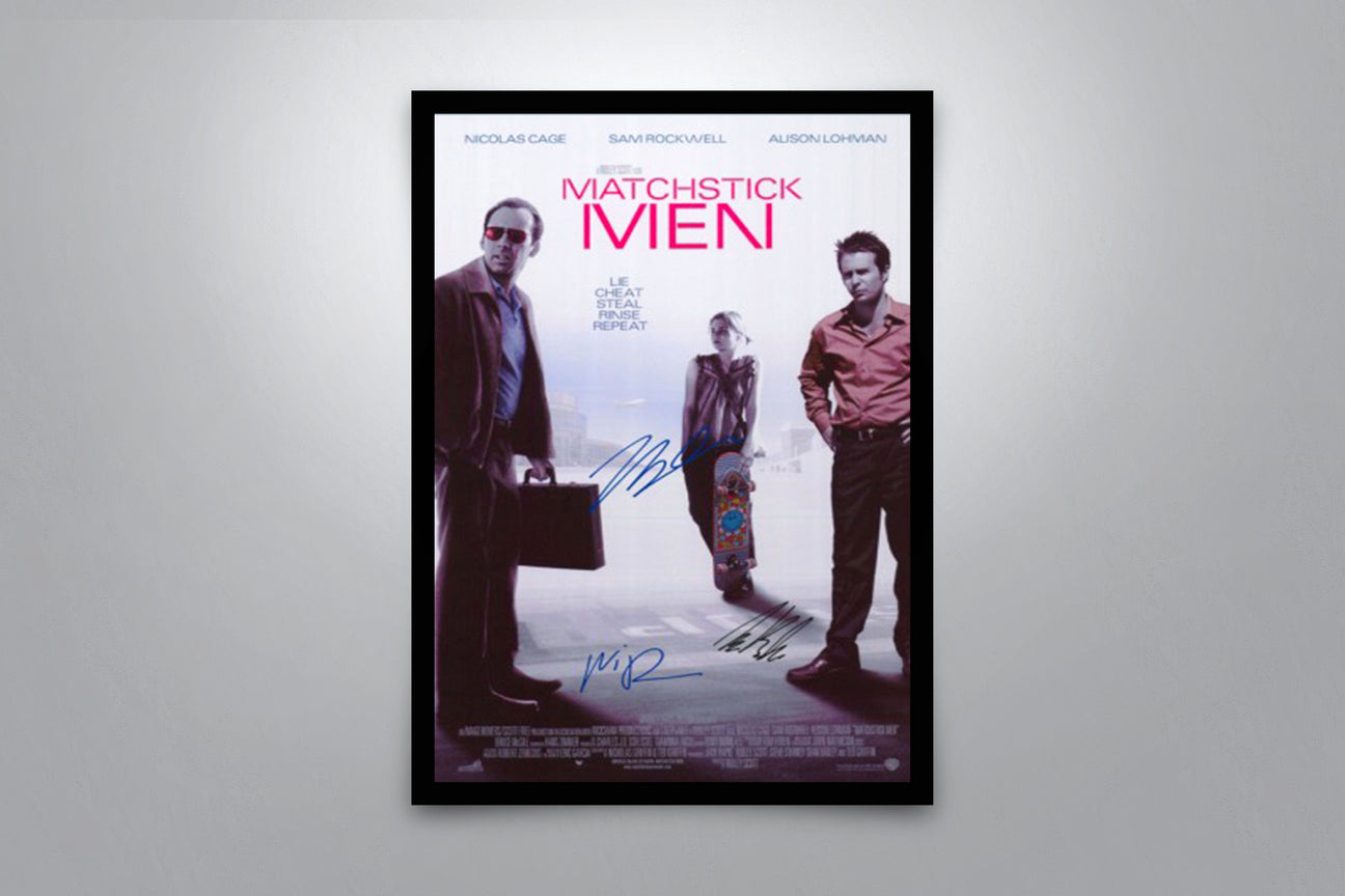 Matchstick Men - Signed Poster + COA – Poster Memorabilia