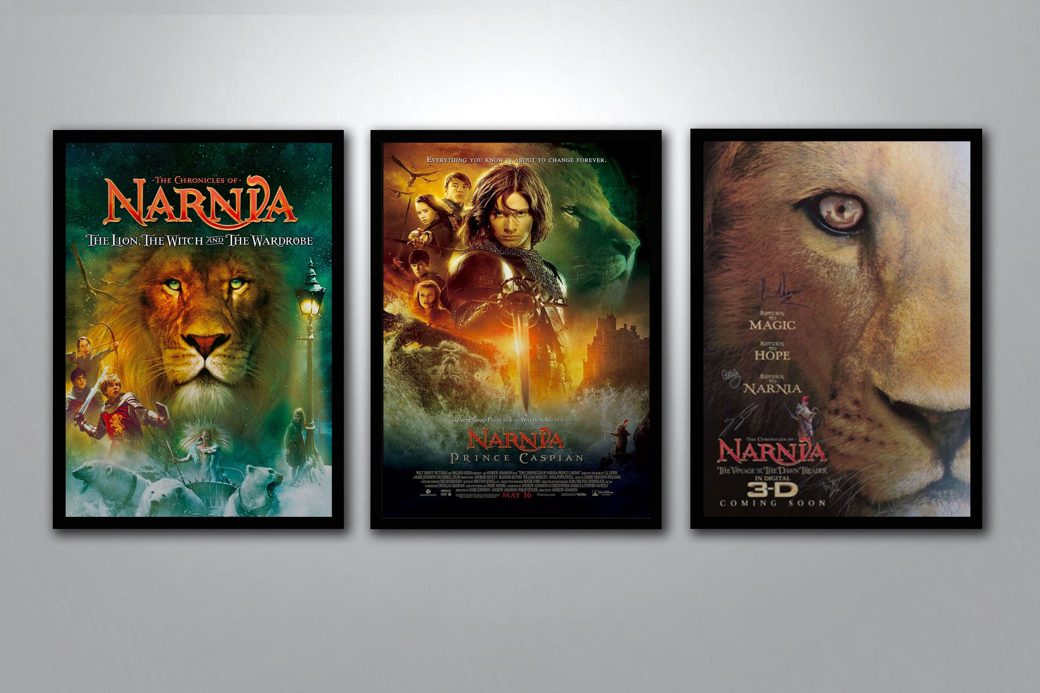 The Chronicles of Narnia Autographed Poster Collection