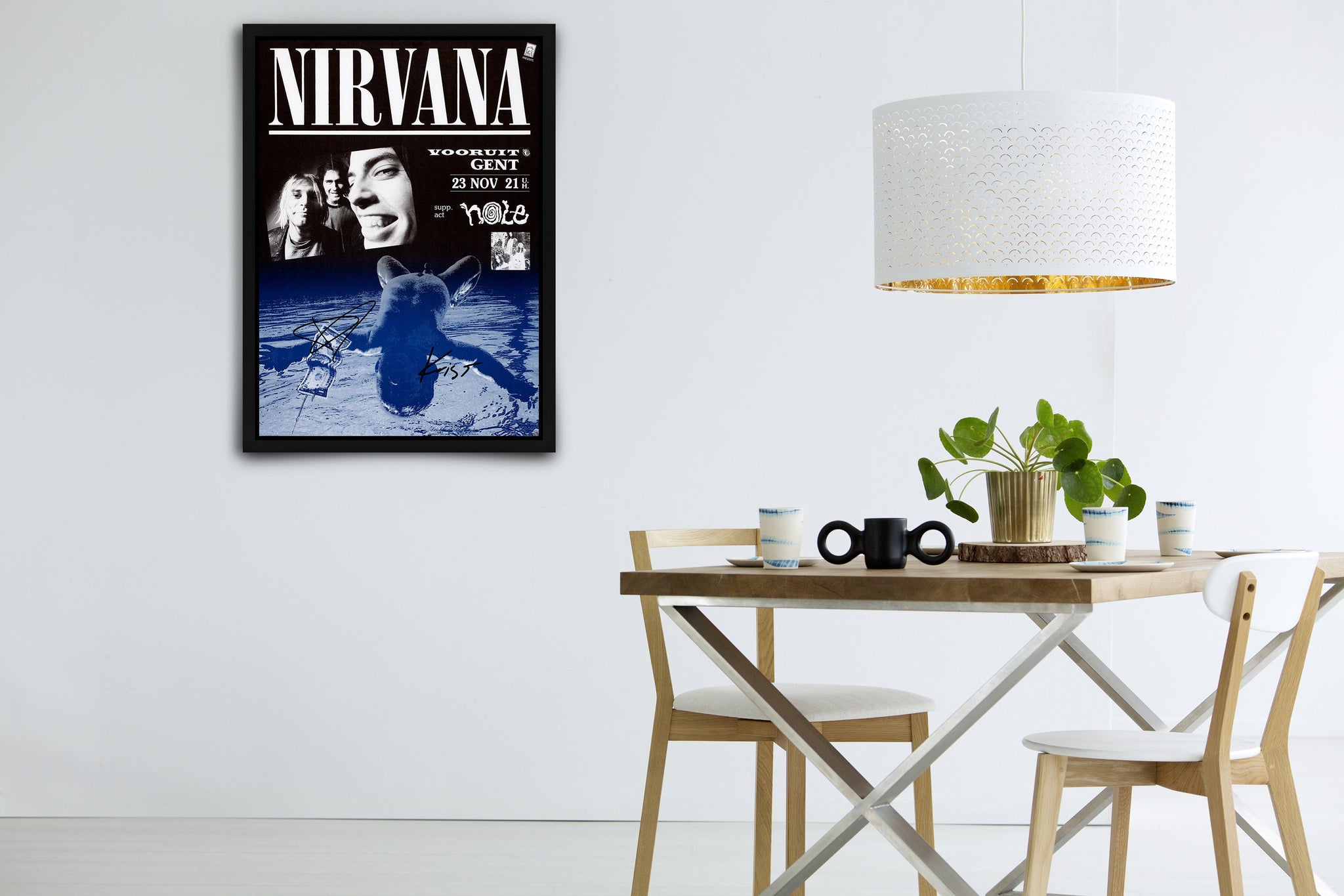 Nirvana - Signed Poster + COA