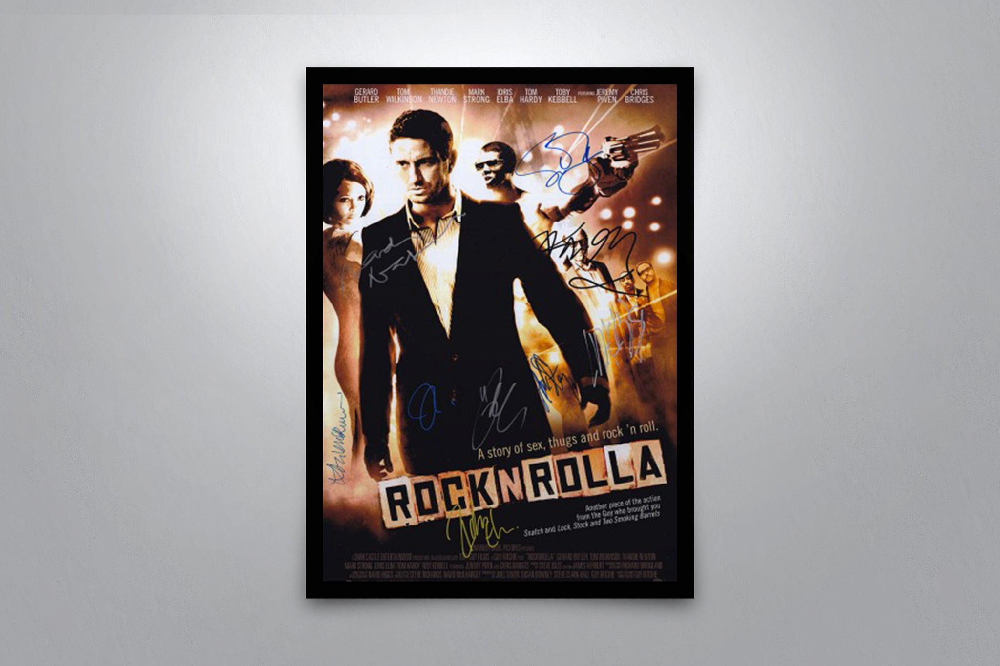 RocknRolla - Signed Poster + COA – Poster Memorabilia