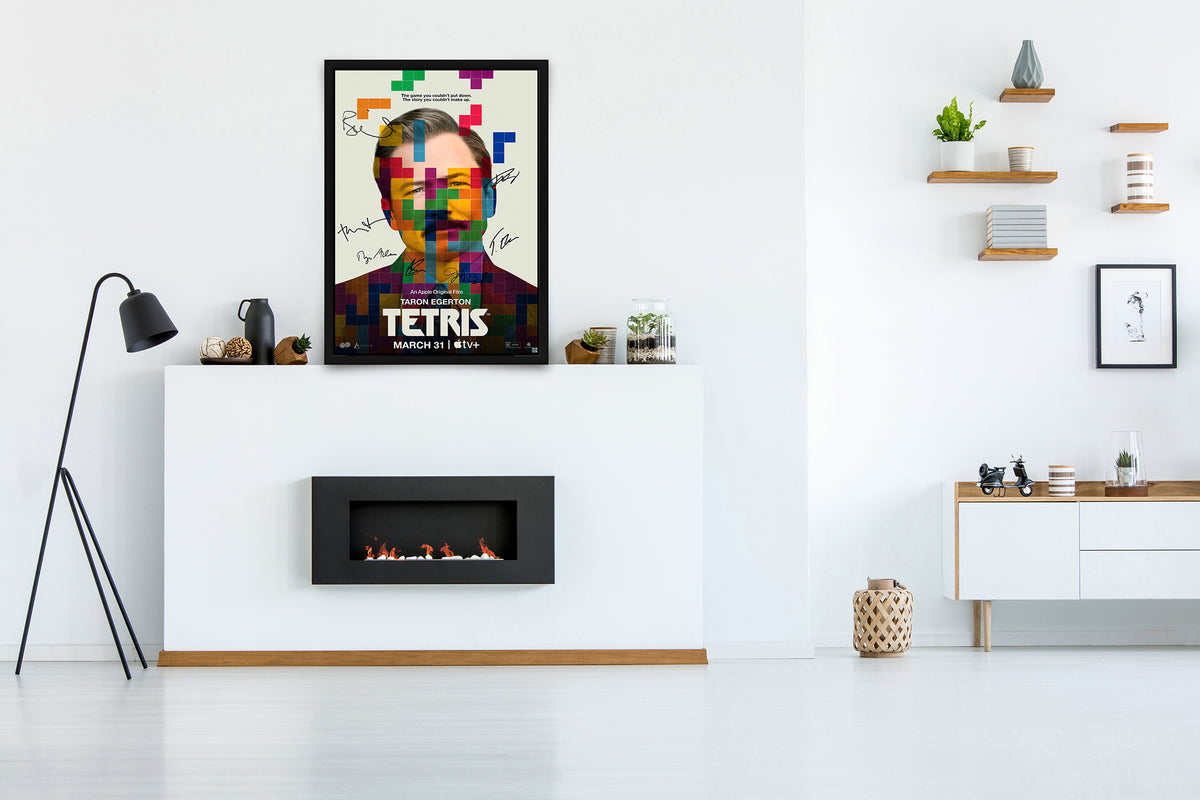 Tetris Signed Poster with COA