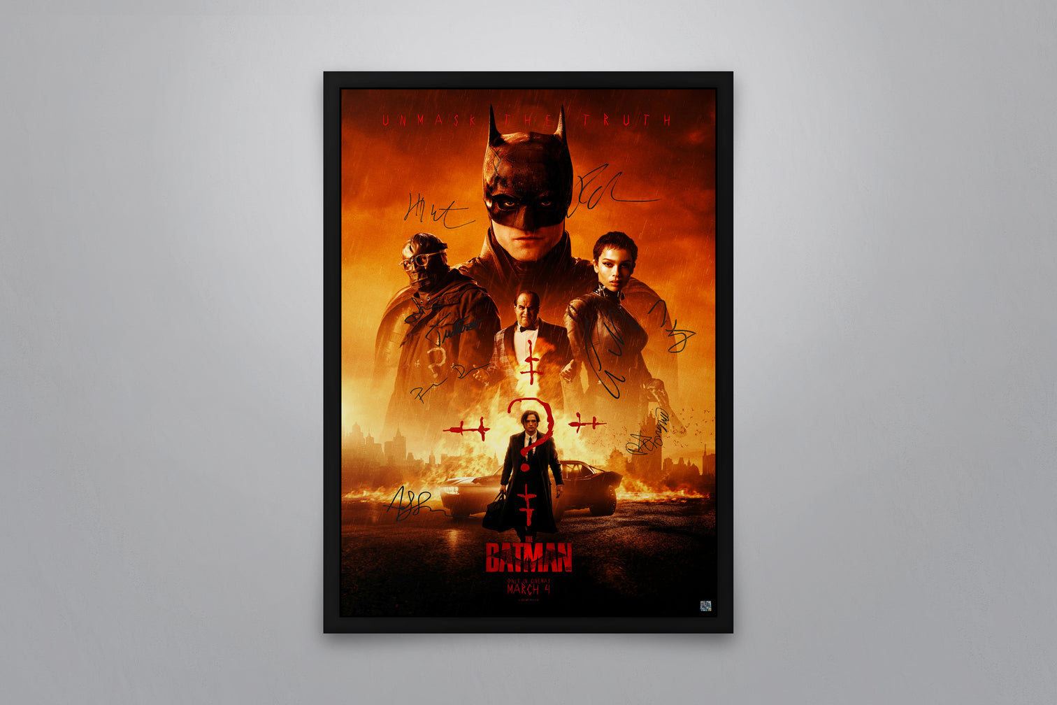 Authentic Signed Batman poster — Own It Now!