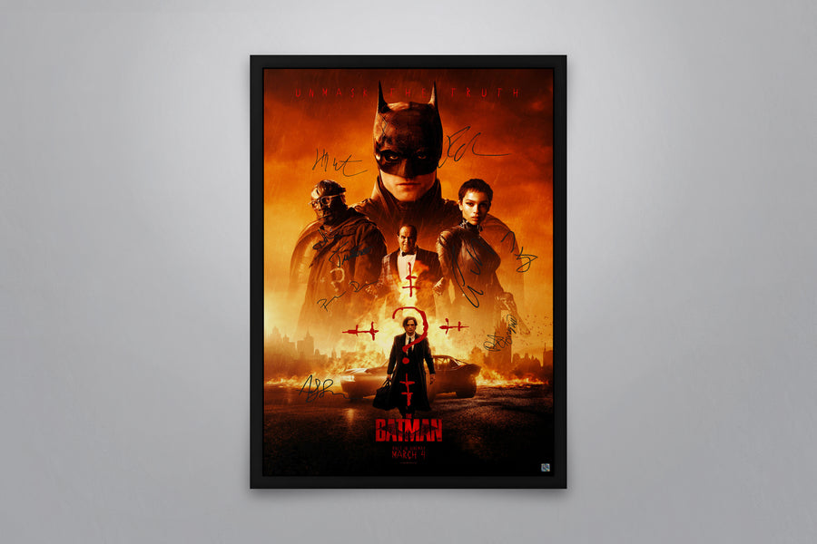Authentic Signed Batman poster — Own It Now!