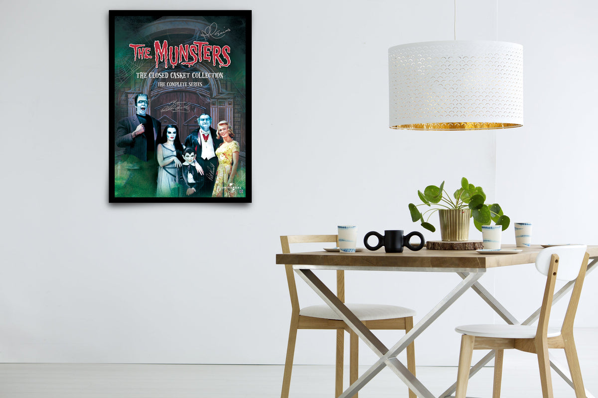 The Munsters Signed Poster with COA