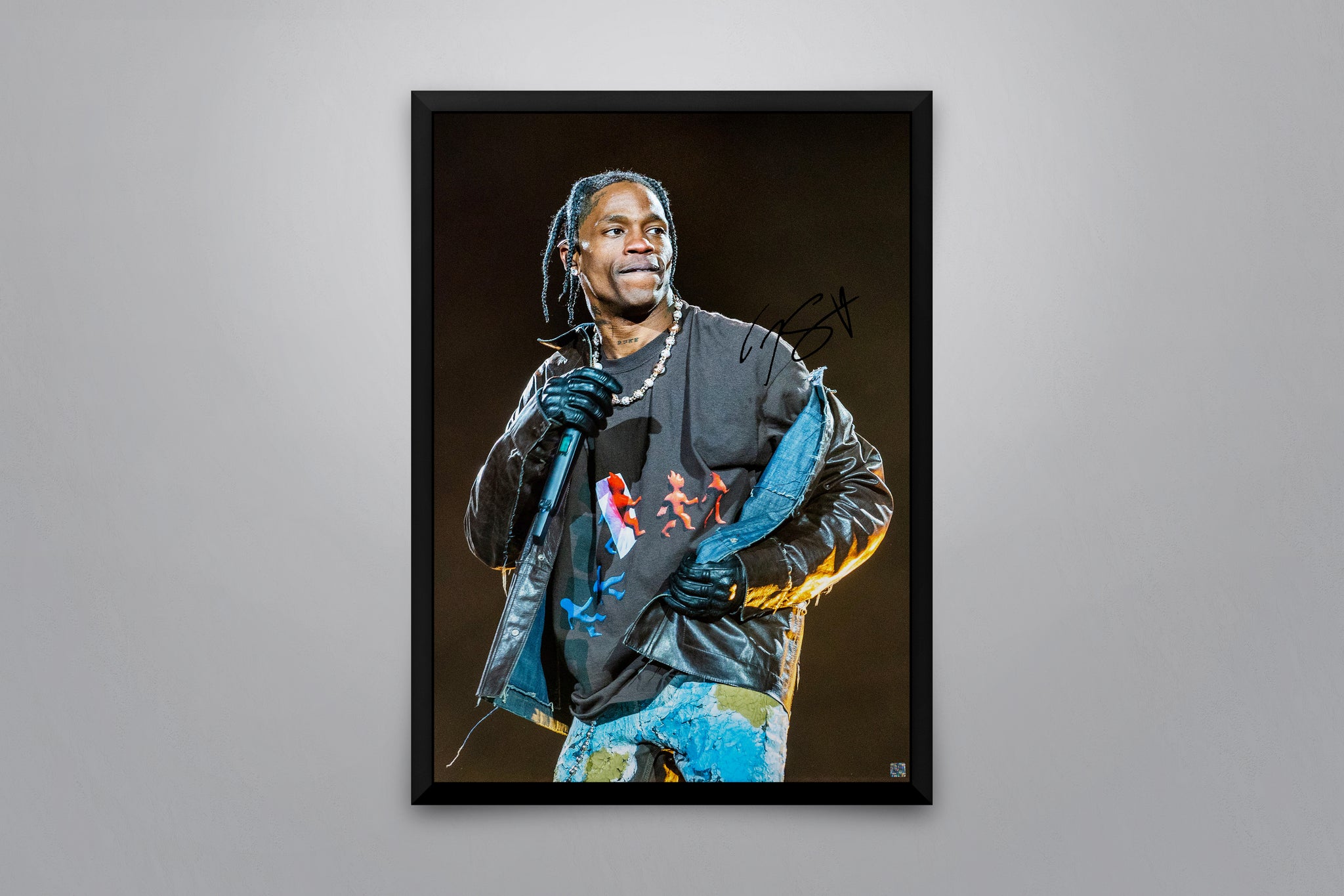 Travis Scott - Signed Poster + COA